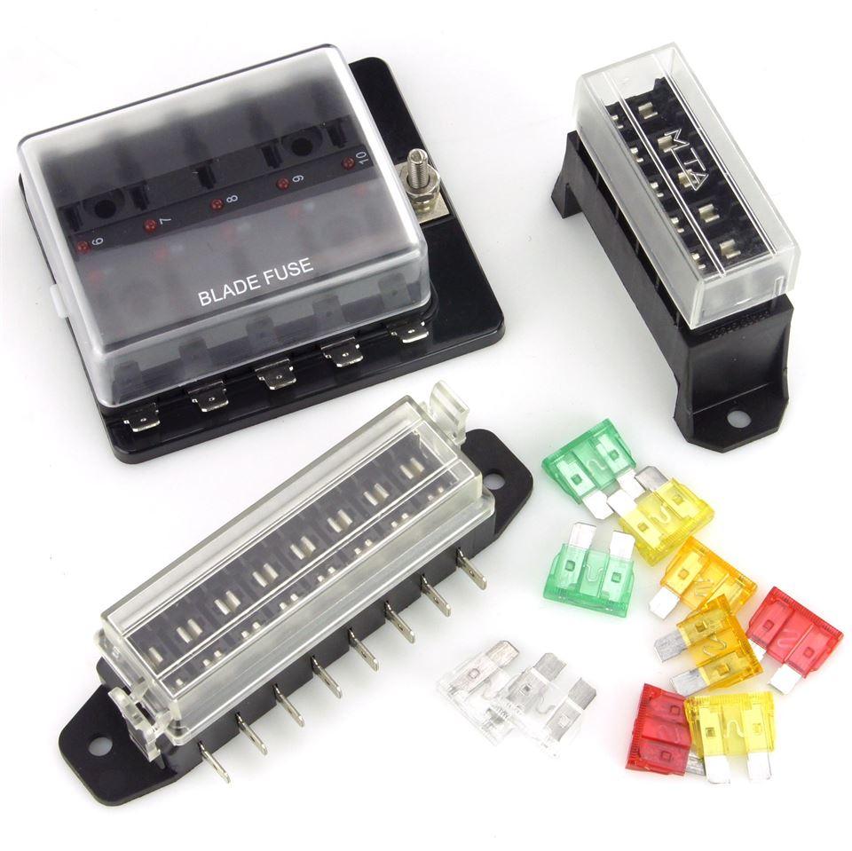 Fuses & Fuse Boxes | Automotive Blade, Glass & Heavy-Duty Holders – Car ...