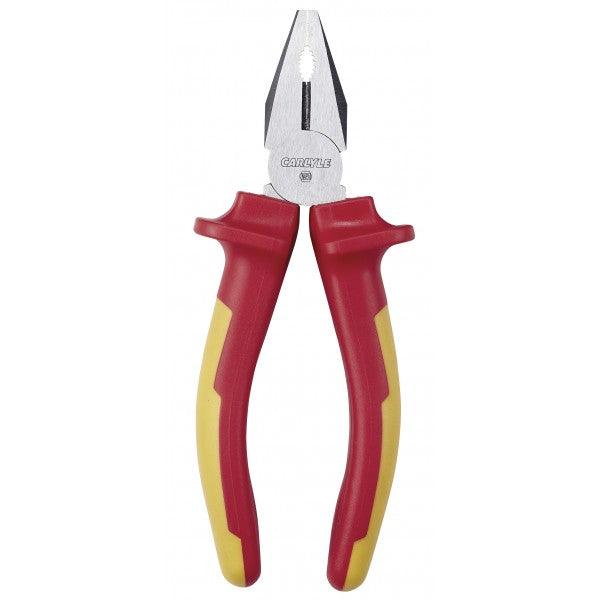Insulated Combination Pliers - 6 Inch with CR-MO Jaws - Enhanced Grip ...