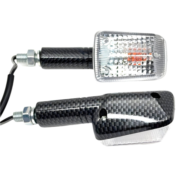 100mm Carbon Look Stalk Indicators (Pair) | Enhance Your Vehicle's ...