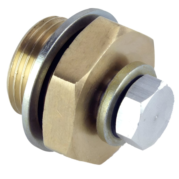 Brass Adapter M20 to M10 x 1mm with Plug | ADAPT23 – Car Builder Solutions