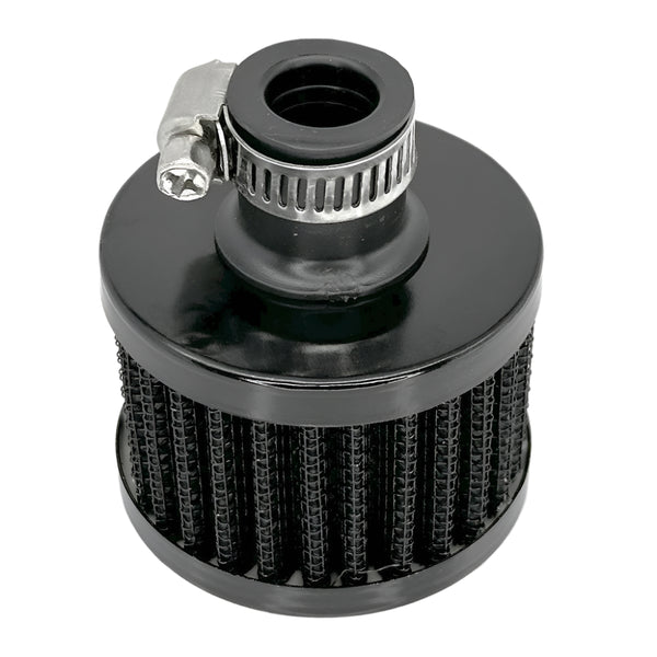 12mm Black Breather Filter - Cotton & Mesh | Enhanced Engine Protection ...
