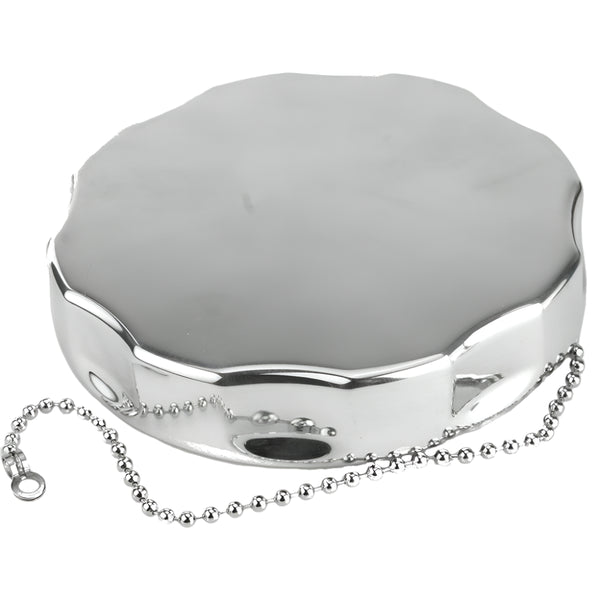 3 1/2" BSP Vented Polished Alloy Screw On Fuel Cap With Tether – Car ...