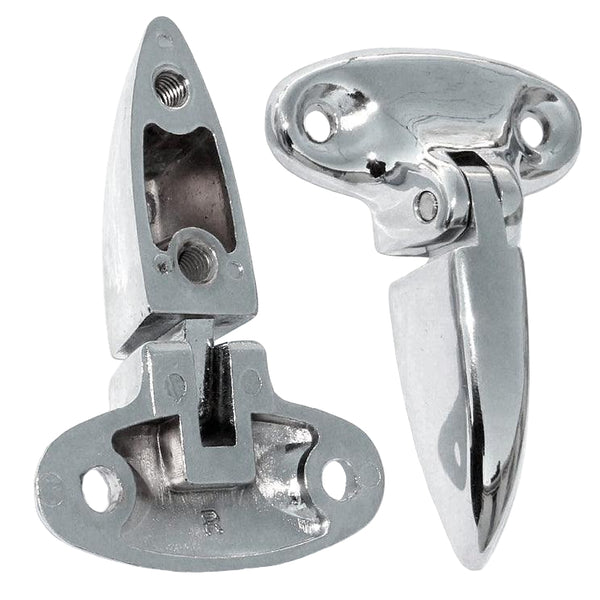Chrome Mini Boot Hinges 90mm Pair – Car Builder Solutions