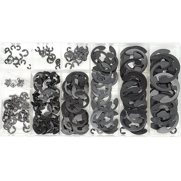 300 Piece E-Clip Assortment Kit | 9 Sizes | Secure Components – Car ...