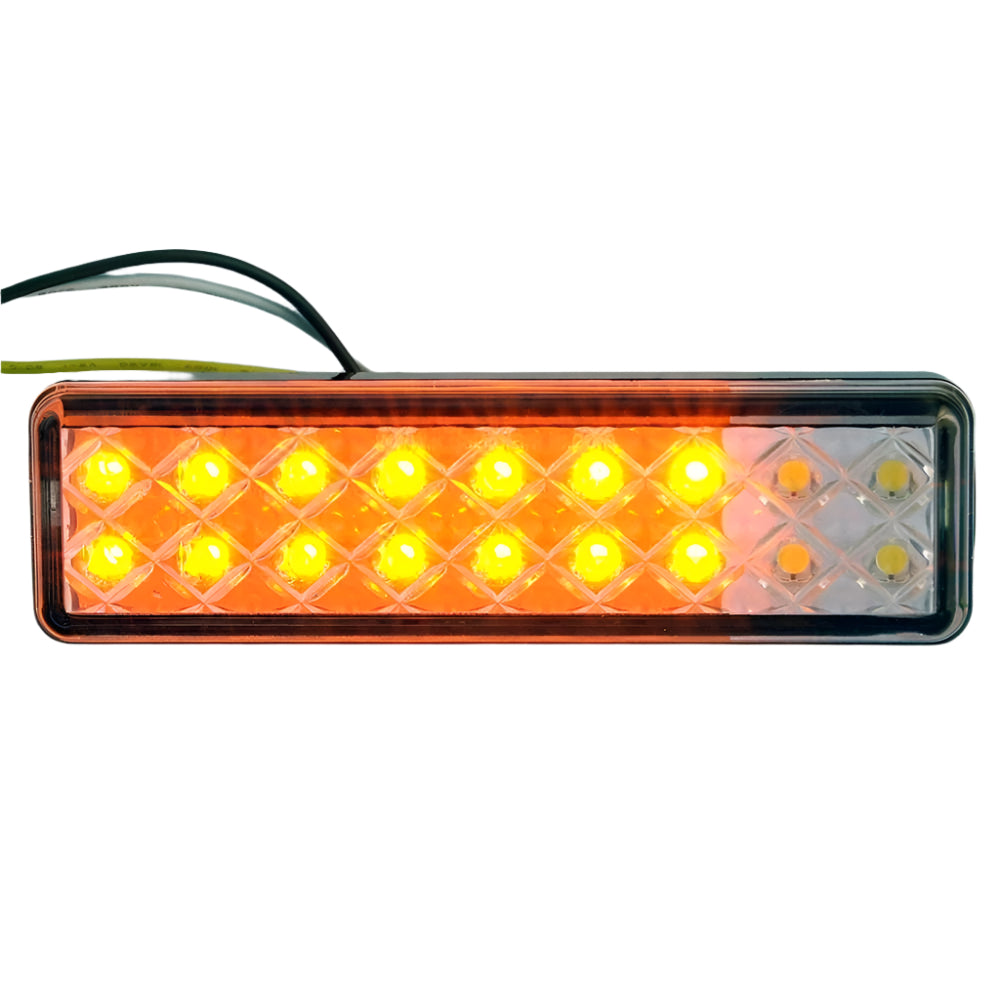 Surface Mount LED Compact Rectangular Front Marker/Indicator 133mm ...