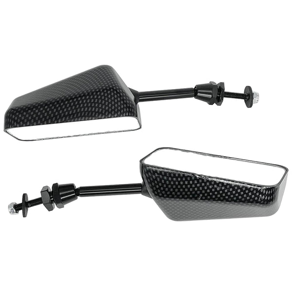 Short Stalk Race Style Mirror Carbon Effect – Car Builder Solutions