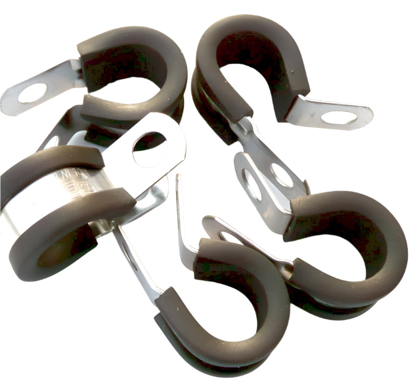 Stainless Steel Rubber Lined P-Clips Pack of 5 - 8 Sizes – Car Builder ...
