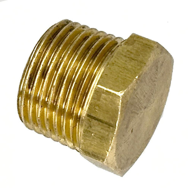 Brass Blanking Plug 3/8" BSPT | Air Bleed & Drainage | Durable Brass ...