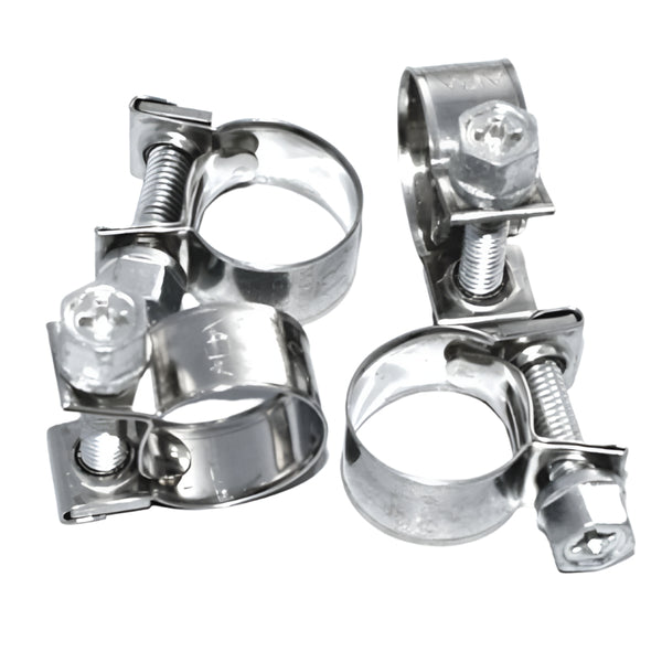 11-13mm Stainless Steel Fuel Hose Clips | Pack of 4 | Durable & Secure ...