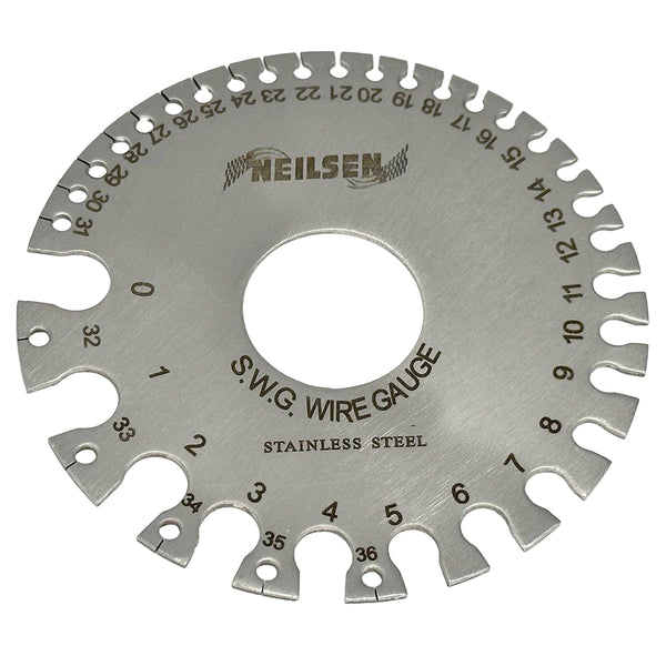 SWG Wire Gauge - Stainless Steel | Accurate Wire Measurement – Car ...